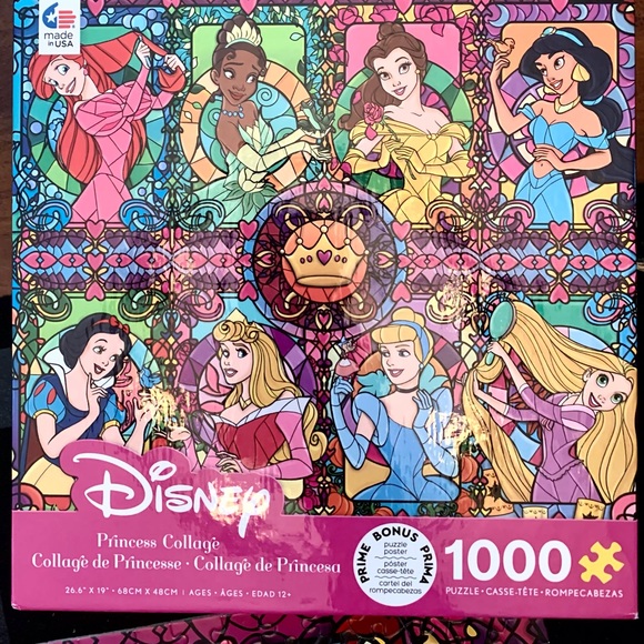 Disney | Toys | Disney Princess Collage Jigsaw Puzzle 00 Pieces Multi ...